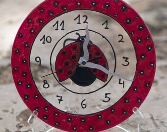 Ladybug clock | Etsy