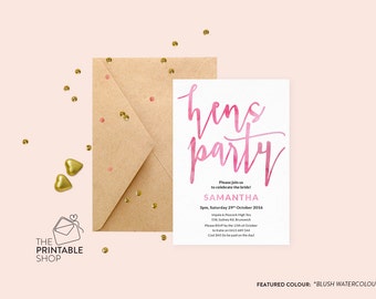 Hen party invitation | Etsy