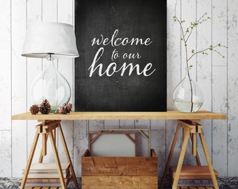 Welcome to our home | Etsy