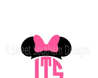 Minnie silhouette | Etsy