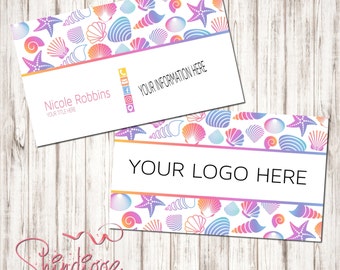 Shell business card | Etsy