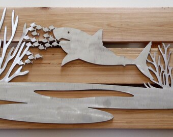 Metal fish art | Etsy