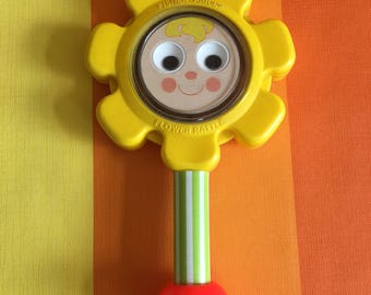 Vintage baby rattle | Etsy