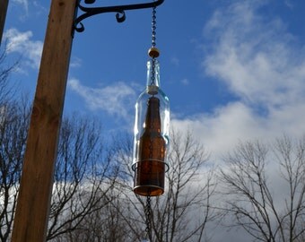 Glass wind chime | Etsy