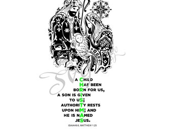 Nativity decal | Etsy