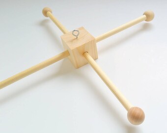 Wooden baby mobile | Etsy