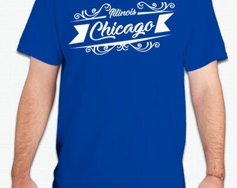 Chicago Wood Flag Chicago Wooden Flag Chicago Flag Wood