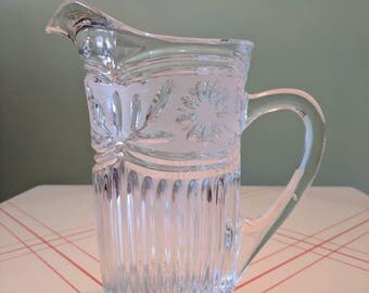 Cut crystal pitcher | Etsy