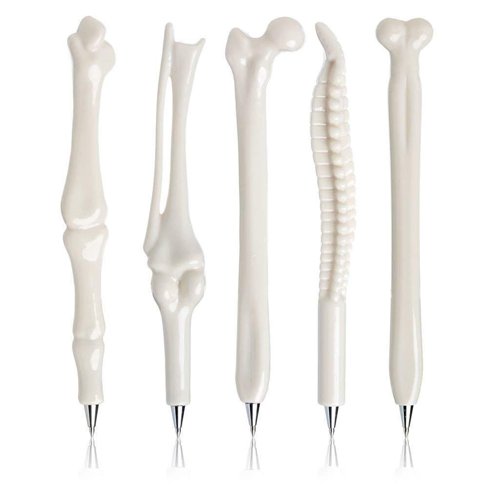 Bone Pens Set of 5 Bone Pens Office Supply Medical Student