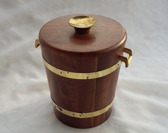 Wood ice bucket | Etsy