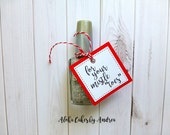 Mason Jar Favors Personalized Tags Cupcake by AlohaCakesbyAndrea