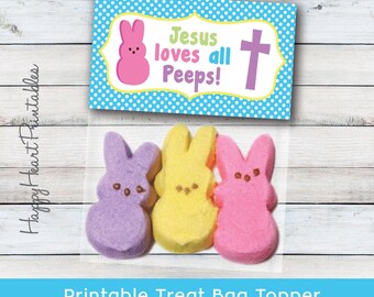 Easter bag toppers | Etsy