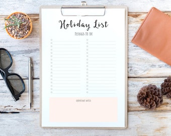 Items similar to EDITABLE - Printable To Do List With Days - Weekly ...