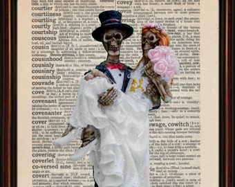 Skeleton wedding | Etsy