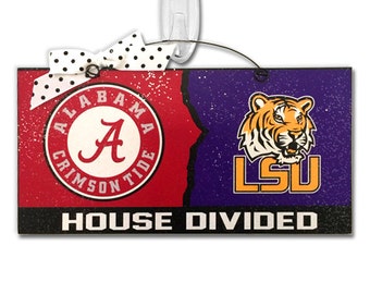 House divided wreath | Etsy
