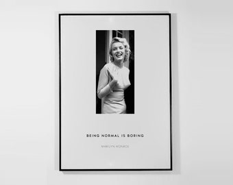 Normal is boring | Etsy