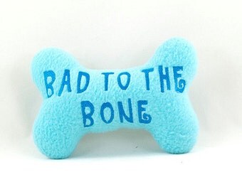 Bad to the bone dog | Etsy