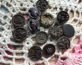 Victorian buttons | Etsy