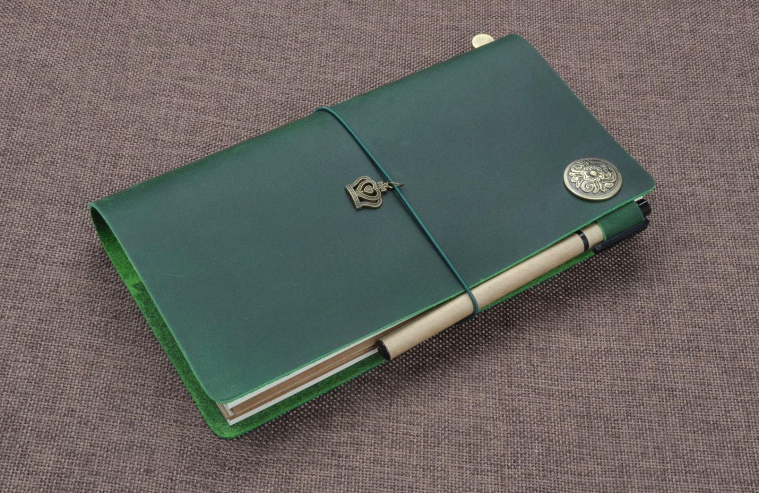 Vintage Traveler's Notebook Cover Notebook Jacket