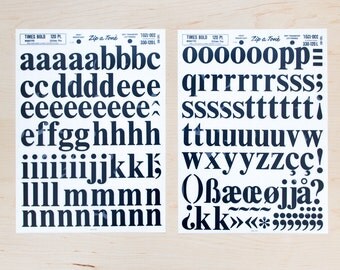 Rub on letters | Etsy