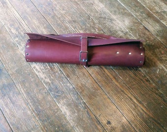Leather knife roll | Etsy