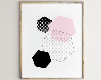 Hexagon blocks | Etsy