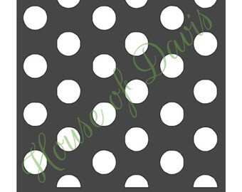 Polka dot stencil | Etsy