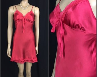 Red negligee | Etsy