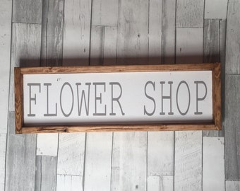 Flower shop sign | Etsy
