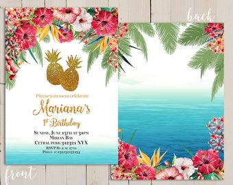 Caribbean invitation | Etsy