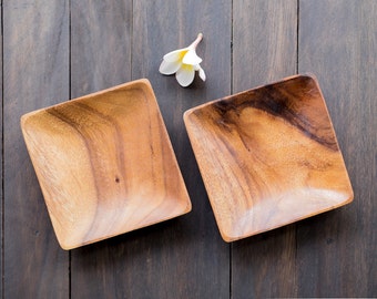 Square wooden trays | Etsy