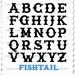 FISHTAIL CARNIVAL ALPHABET Fishtail Letters Carnival