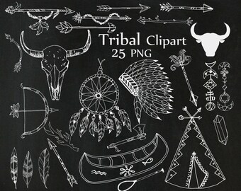 Tribal Arrow Clipart: ARROW CLIP ART Hand Drawn