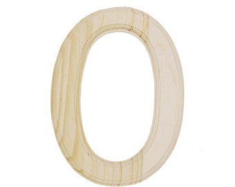 Wooden letter o | Etsy