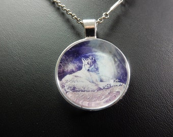 Wolf locket | Etsy