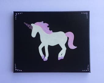 Unicorn painting | Etsy