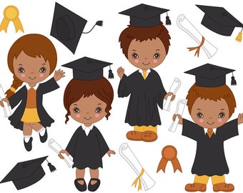 Graduation clip art | Etsy