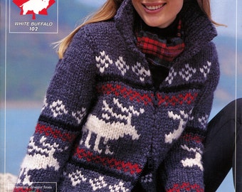 White buffalo knitting pattern | Etsy