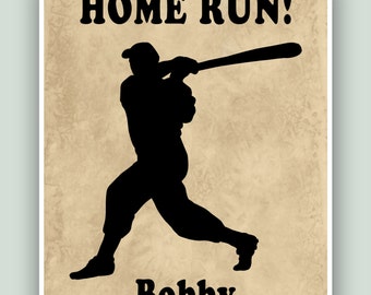 Baseball poster | Etsy