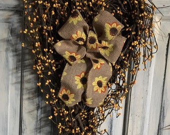 Primitive sunflower | Etsy