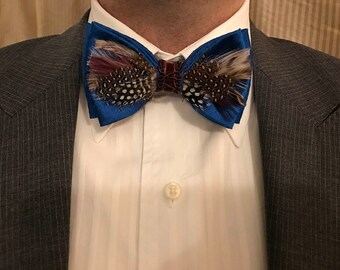 Feather bow ties | Etsy
