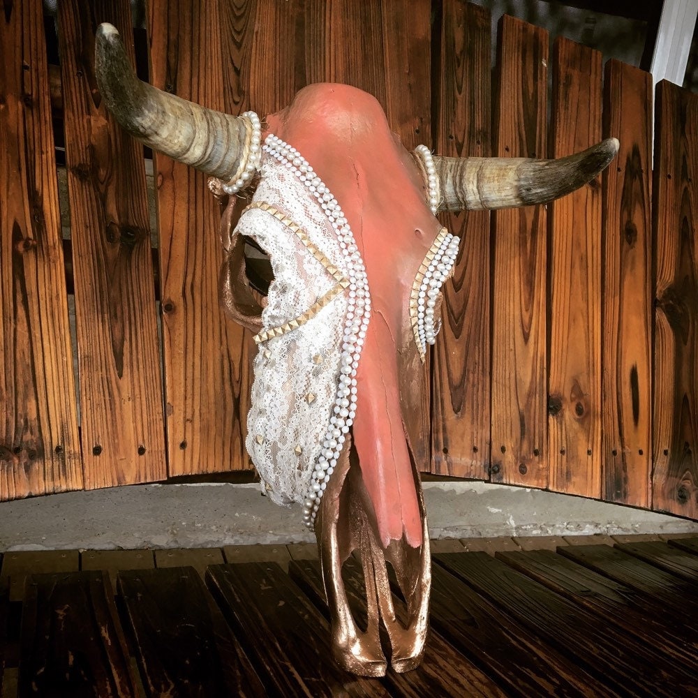 Authentic unique one of a kind skulls by SkullsByAshley on Etsy