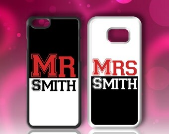 Mr mrs phone case | Etsy