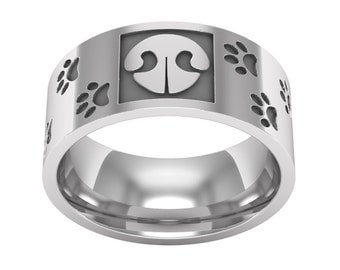 Dog memorial ring | Etsy