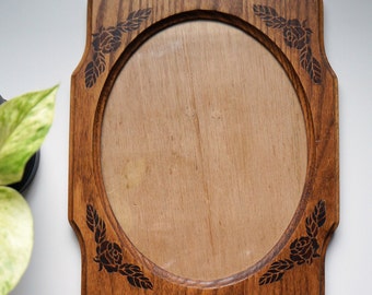 Vintage oval frame | Etsy