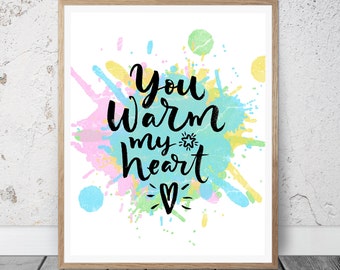 Warm my heart | Etsy