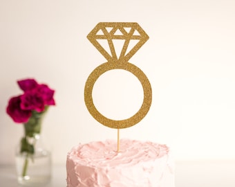 Ring cake topper | Etsy