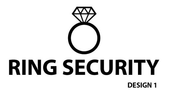 Ring Security vinyl sticker