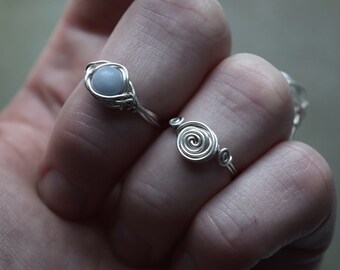 Mid finger ring | Etsy