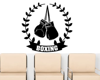 Boxing gloves decal | Etsy